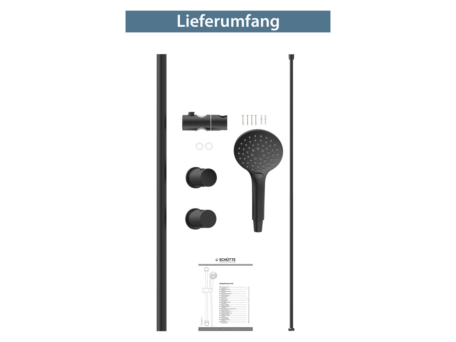 Doucheset »Raven«, met wellness-handdouche | Lidl.be