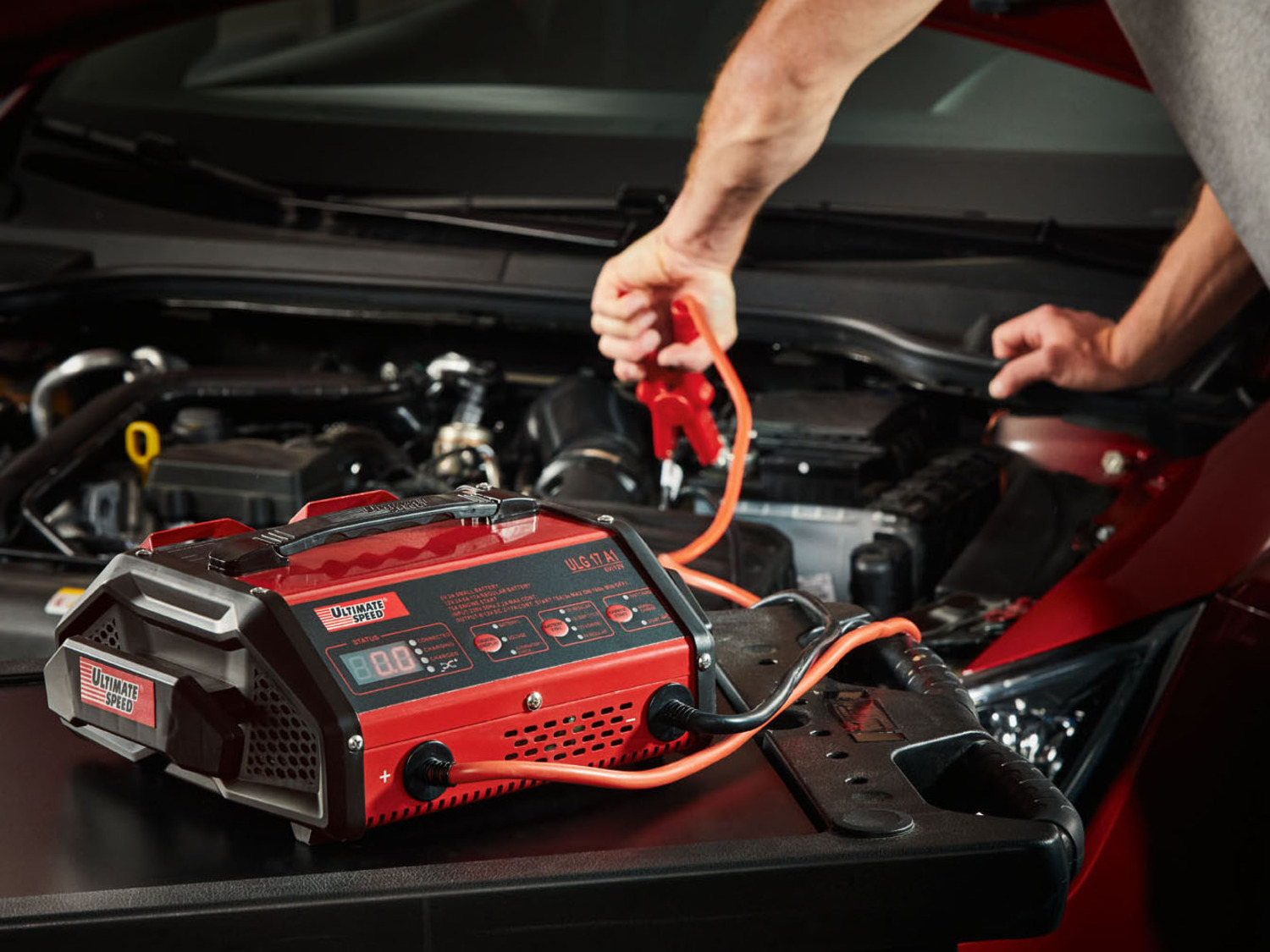 ULTIMATE SPEED Chargeur de batterie pour voiture avec ULTIMATE SPEED Chargeur de batterie pour voiture avec
