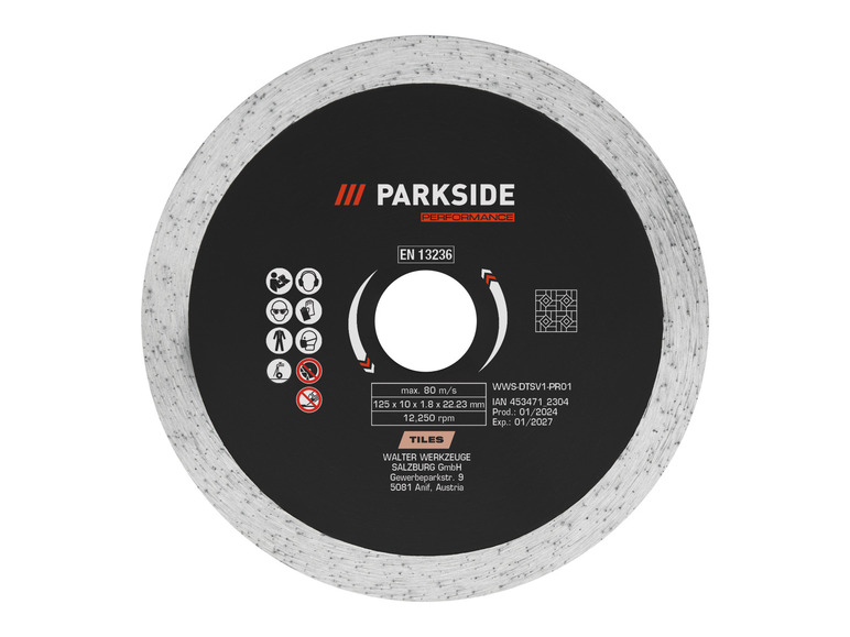 Slijpschijven of doorslijpschijven 125 mm PARKSIDE PER…