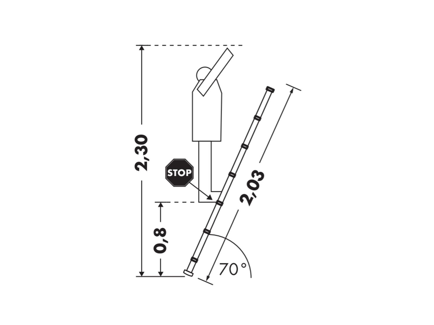 Aluminium telescopische ladder PARKSIDE® | Lidl.be