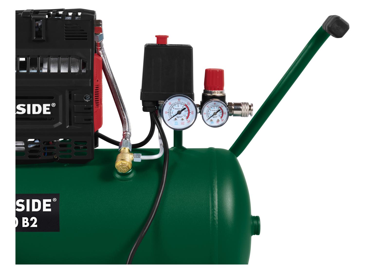 PARKSIDE® Stille compressor, 24 l ketelvolume PARKSIDE® PSKO2410 | Lidl