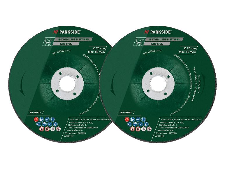 PARKSIDE® Disques 76 mm | Lidl