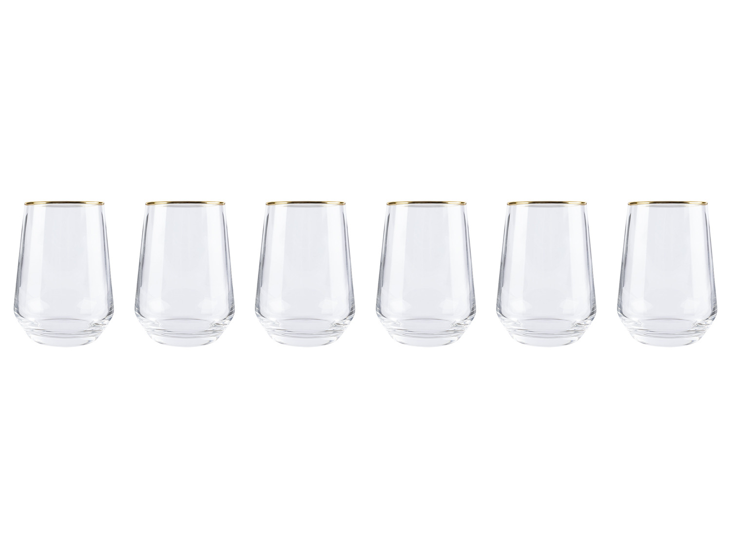 Set de verres avec bord doré ERNESTO® | Lidl.be