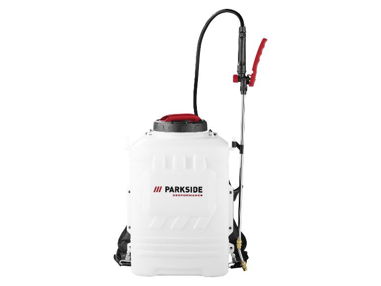Pulvérisateur à dos sans fil 20 V PARKSIDE PERFORMANCE…
