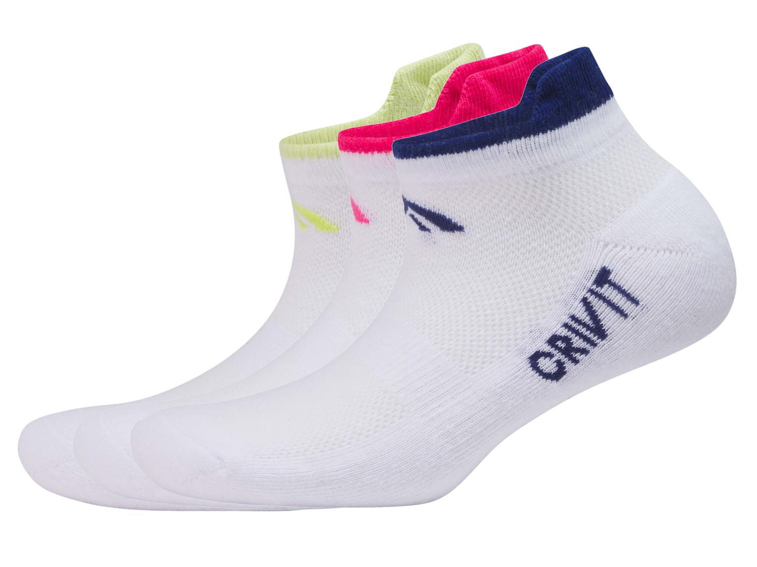 Sportsokken voor dames, 3 paar CRIVIT | Lidl.be