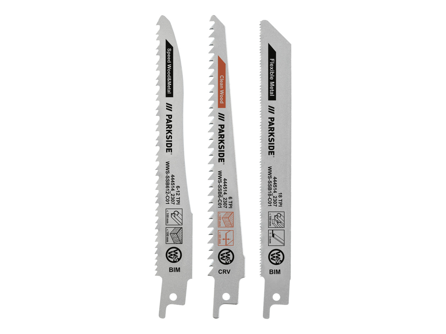 Set de lame de scie sabre PARKSIDE® | Lidl.be