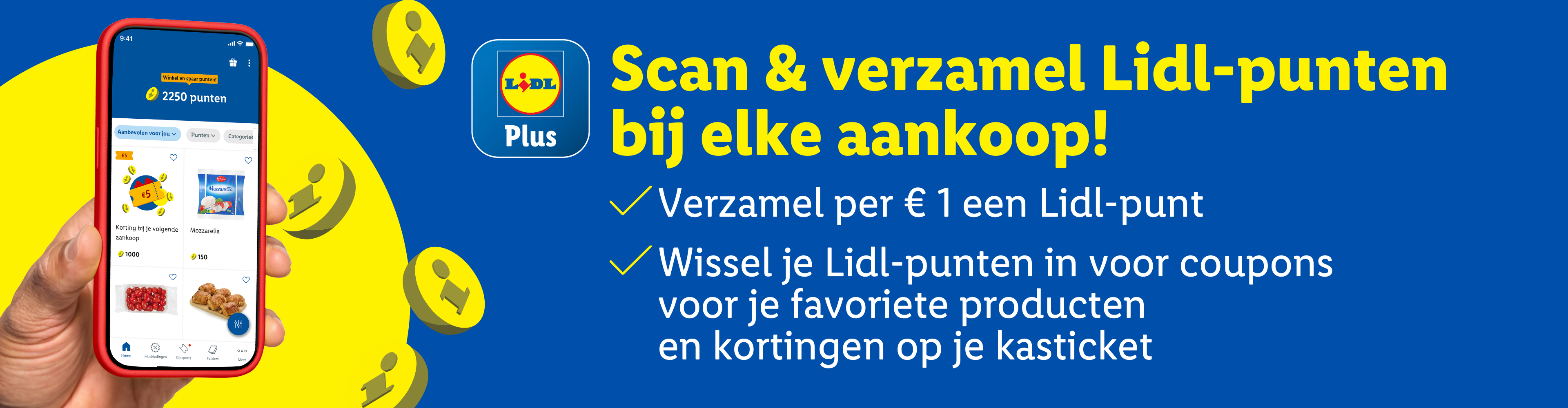 Verzamel Lidl-punten via de Lidl Plus-app | Lidl.be