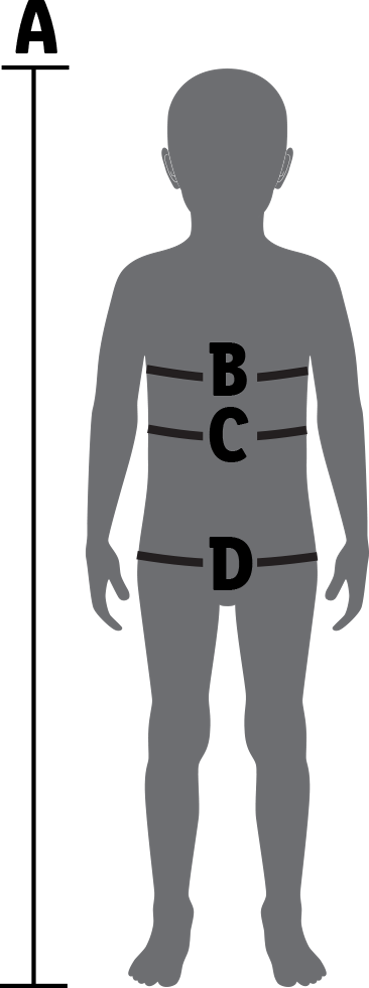 Guide de tailles enfants