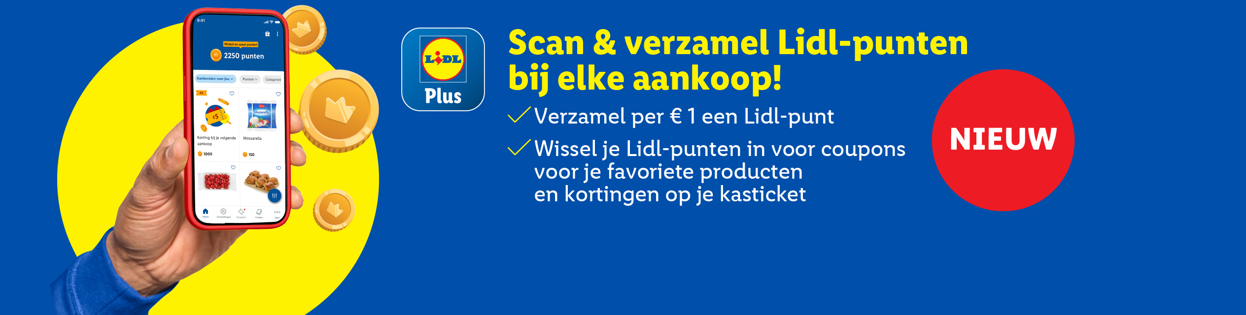 Elke week nog meer besparen met één scan | Lidl Plus