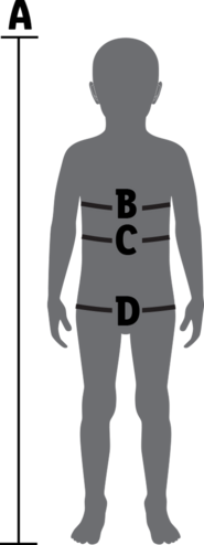 Guide de tailles enfants